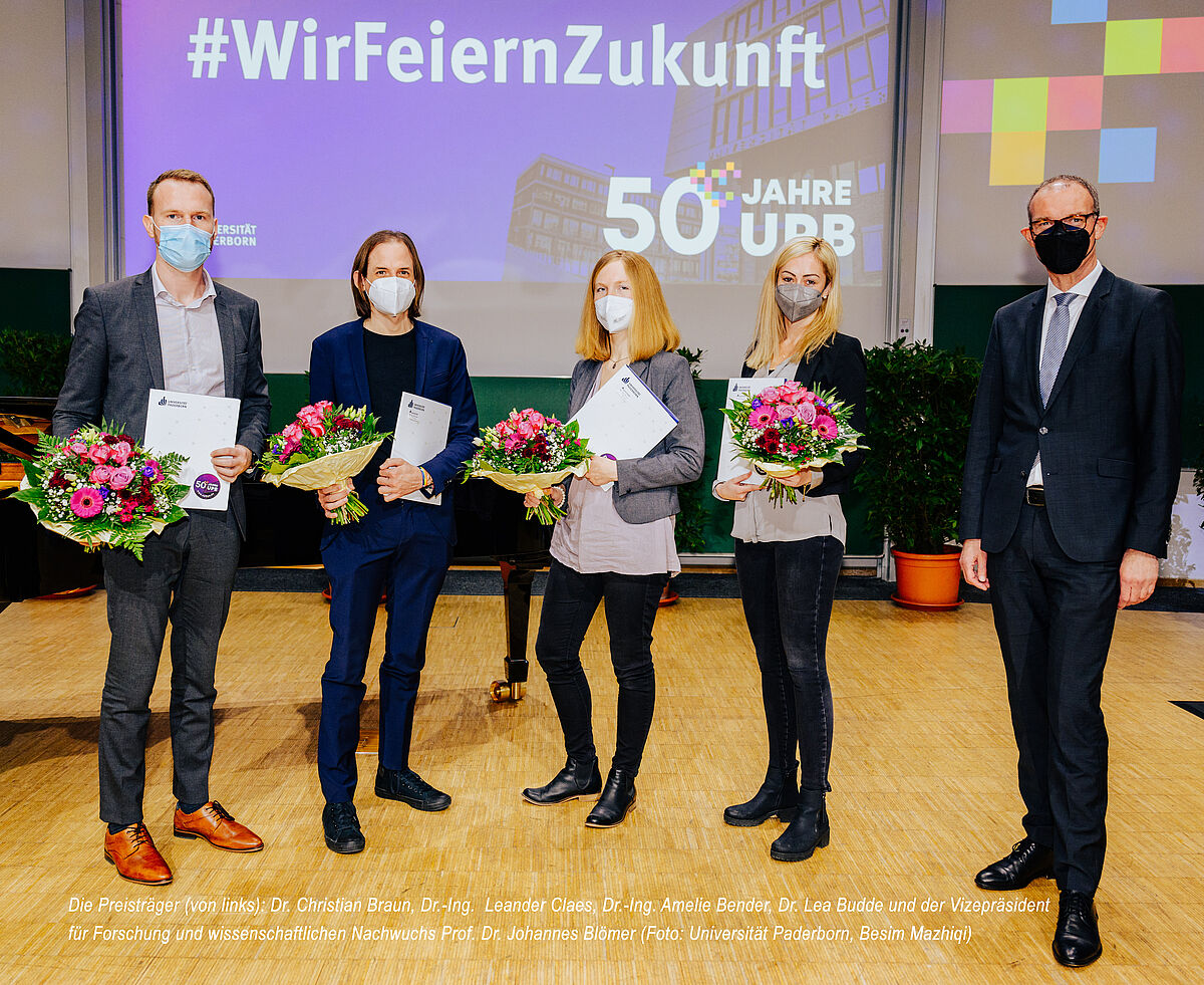 Dr.-Ing. Leander Claes mit dem Preis des Präsidiums für ausgezeichnete ...